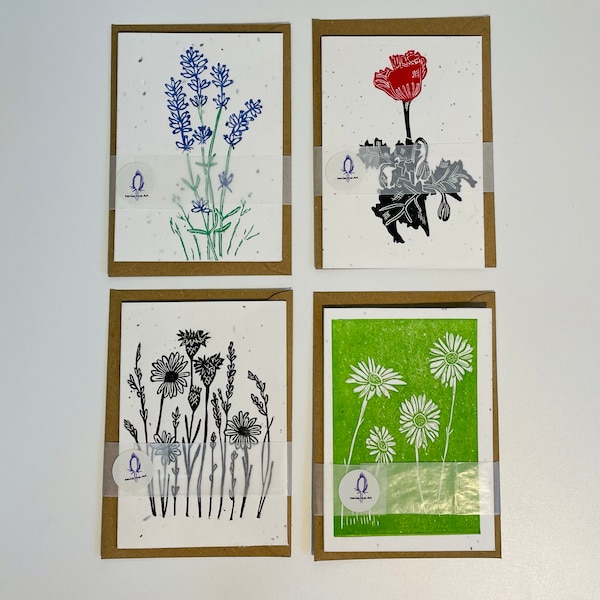 Assorted PLANTABLE Seed Paper SHAPES (pack of 15) Biodegradable Eco ...