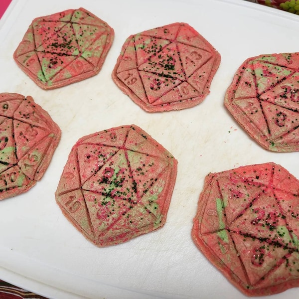 Dungeons & Dragons D20 Die Cooke Cookie - Etsy