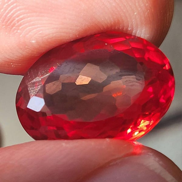 AAA+ 115.00 Ct Very Rare Natural Red Painite A Pair of Round Cut ...