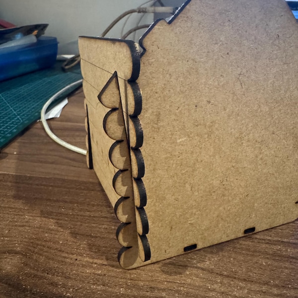 Lebkuchen-Haus SVG: Weihnachten Candy Box Laser Cut Datei (Digital ...