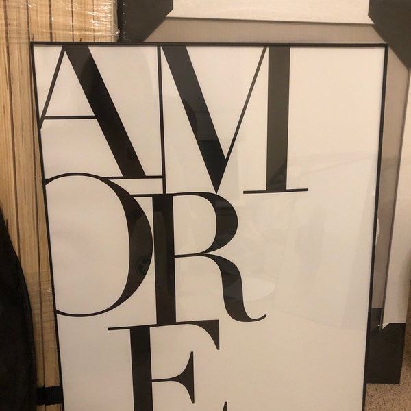 Amore Print, Printable Amore, Amore Wall Art, Amore Digital Print ...