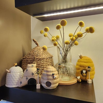 Set of Mini Bees Decor Bumble Bee Decor Honey Bee Decor Bumblebee ...