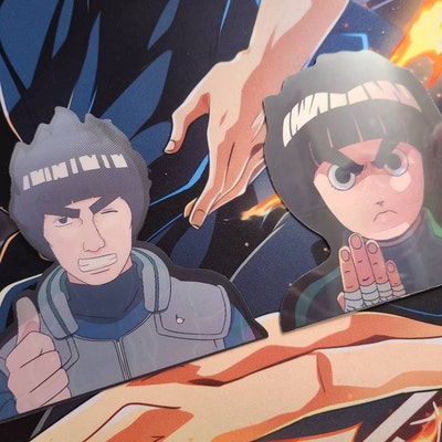 3D Lenticular Anime Sticker Decal Changing Moving Flip Motion Peeker ...