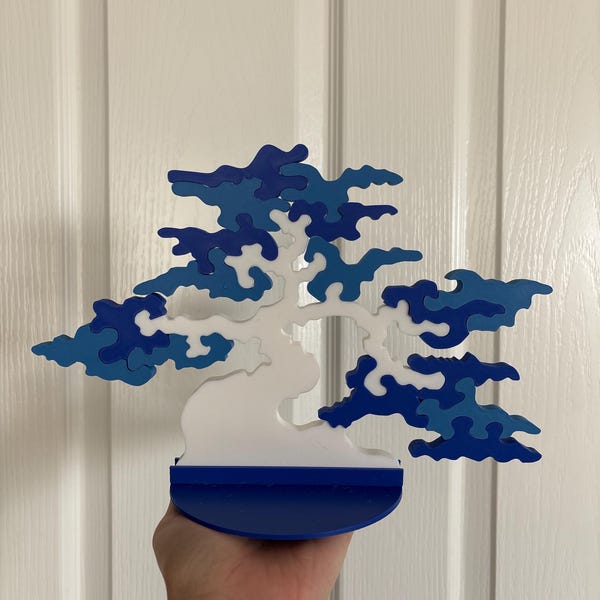 Survivor Tree Puzzle 12”x7 - 16+ Custom Color Options - Etsy