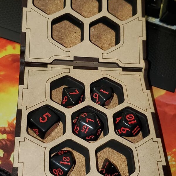 Dice Box. 3mm, 1/8inch, 4mm, 5mm. Laser Cut Files SVG, PDF, CDR Digital ...