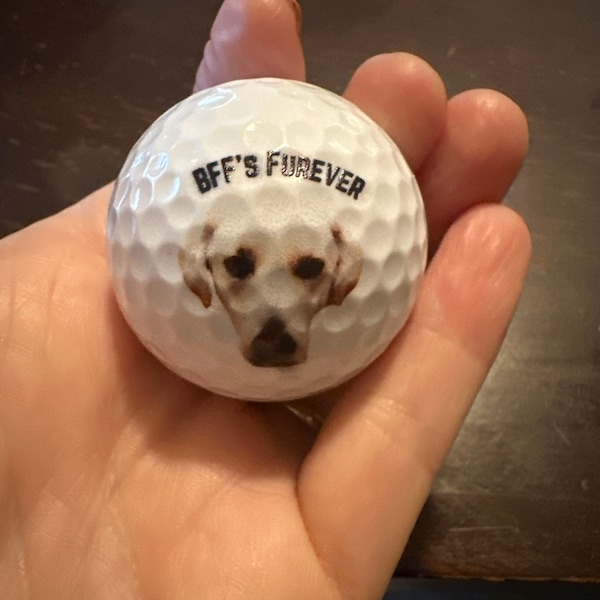 Custom Face Golf Ball Set: Funny Golfer Gift - Etsy