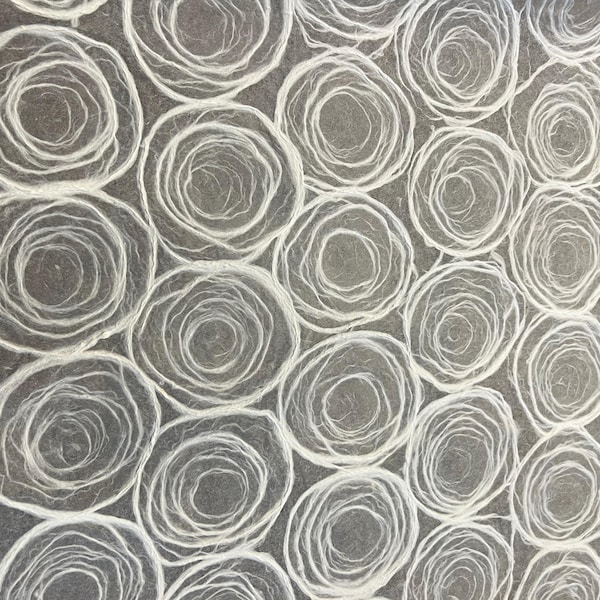 Handmade Lace Kozo Washi Paper (bubble Pattern) - Thai Mulberry Paper ...