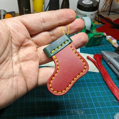 Leather Christmas Tree Ornament Pattern Video Tutorial Pdf Pattern ...