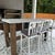 Custom Concrete Table Top Chunky Wood Base With Casters Dining Table ...
