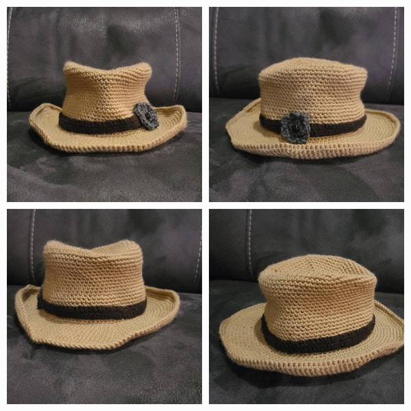 Highland Cow & Cowboy Hat Crochet Patterns Bundle - Animal Plushie and ...