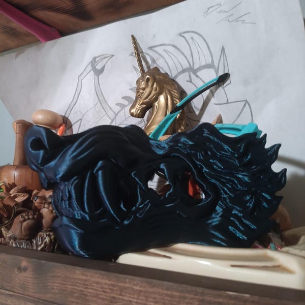 Fidget Marlin, 3D Printed Articulating Marlin Fish Flexi Fidget Toy for ...