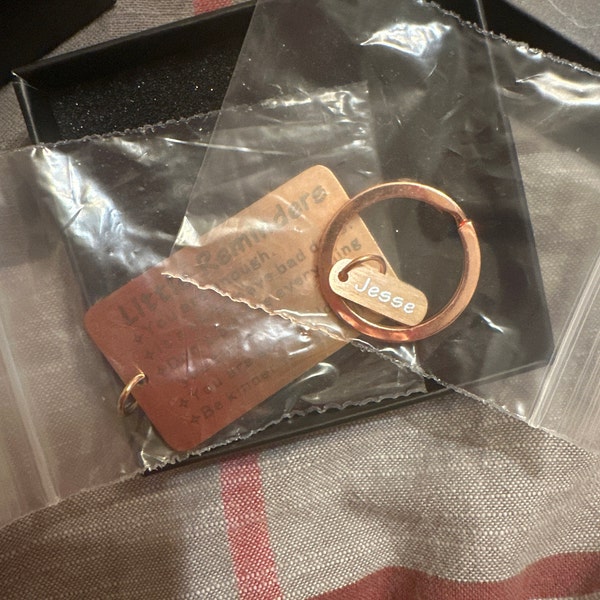 Little Reminders Keychain, Mental Health Gift, You Are Enough ...