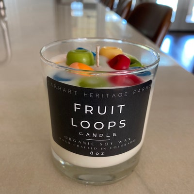 Fruit Loops Dessert Candle - Etsy