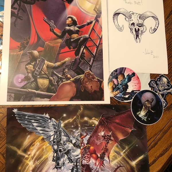 RIFTS "chitown at Night" & "emperor Prosek's Throne Room” Collectible ...