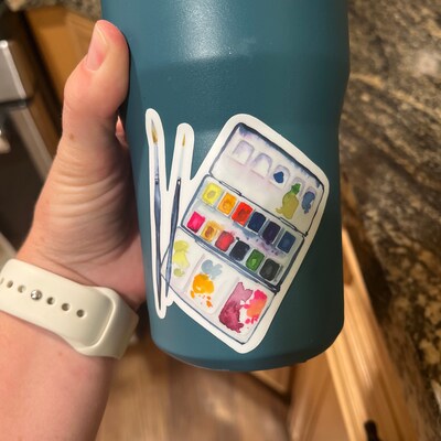 Vinyl Stickers watercolor Palette Cut to Shape - Etsy