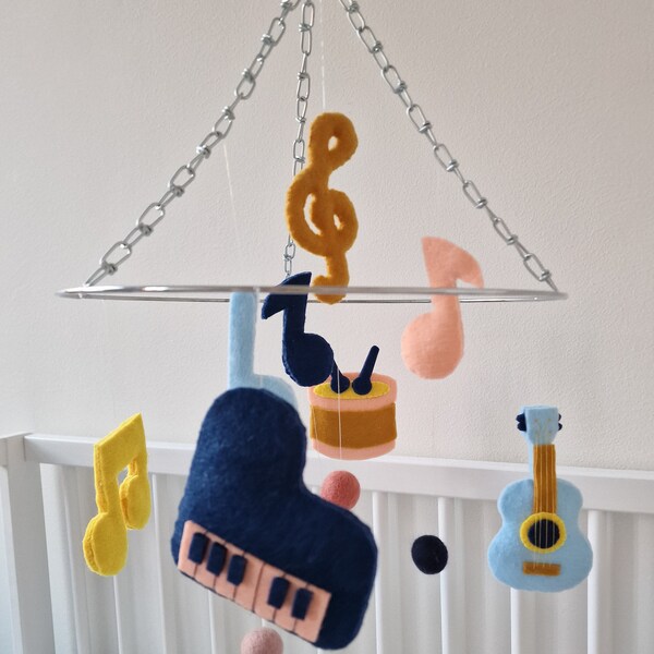 Musical Instruments Sewing Pattern Felt Set of 4 PDF & SVG, Musical ...