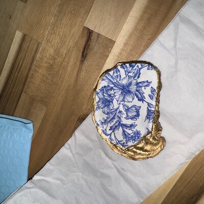 Capri Recycled Oyster Shell Trinket Dish for Jewelry & Rings. A Unique ...