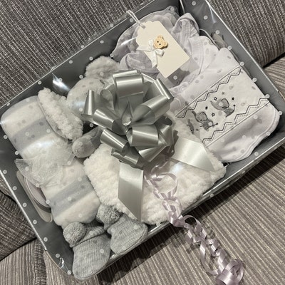 Grey and White Neutral Unisex BABY NAPPY CAKE. Giraffe Nappy Cake Gift ...