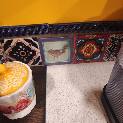 Handmade Ceramic Phases of the Moon Tile - Etsy