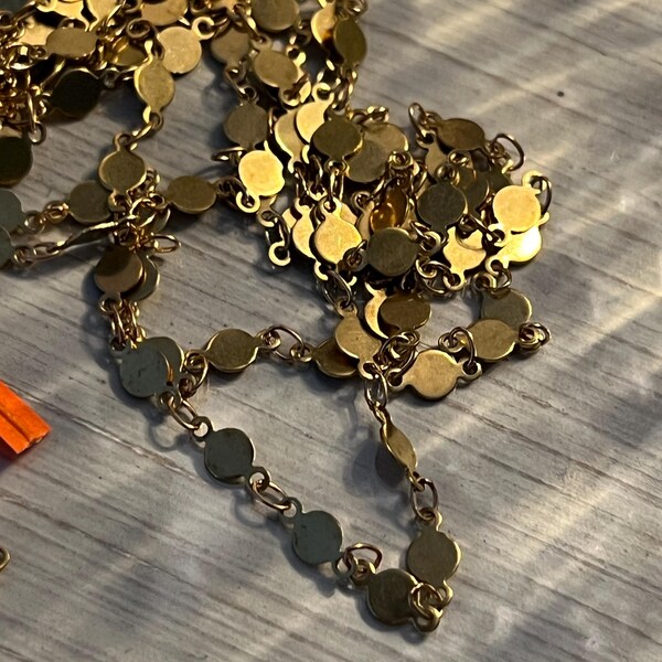 Laser Cut Chain, Filigree Chain, Fancy Brass Chain, 14mm, 1FT - Etsy