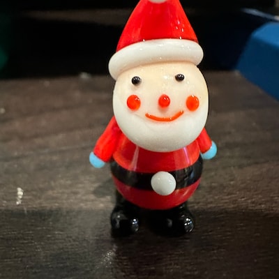 1.75 Tall Lampwork Glass Miniature Gnomes, Gnome Figures, Gnomes ...