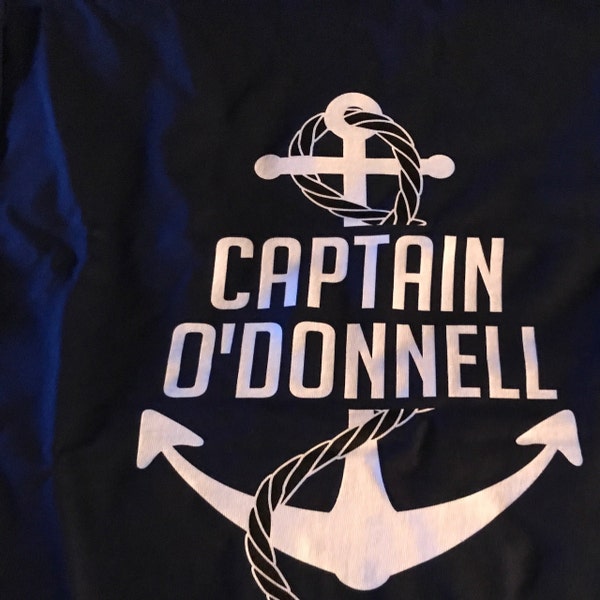 Captain Shirt (customize Any Name) Sailing Shirt Sailing Boat Shirt ...