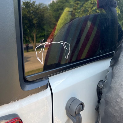 Cat Ear Halo Custom Car Decal Personalized - Etsy