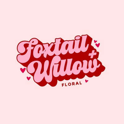 Fun Colorful Logo Editable Template DIY Canva Retro Colorful Logo ...