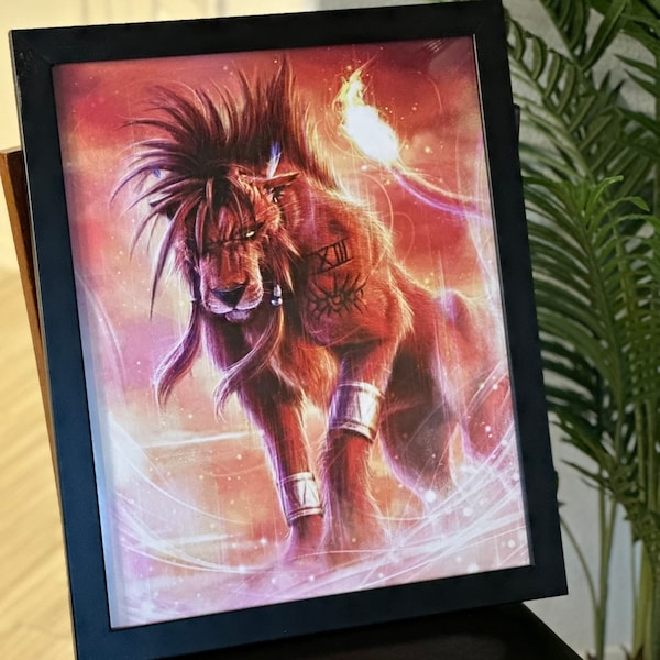 Red XIII Final Fantasy VII Remake - Limited Edition Fine Art Print - Etsy
