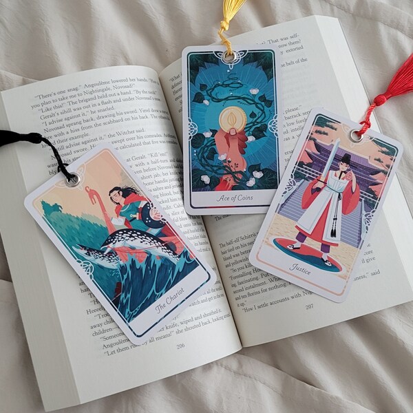 Intuitively Chosen Divine Tarot Bookmark, Fairytale, Fantasy, Booktok ...