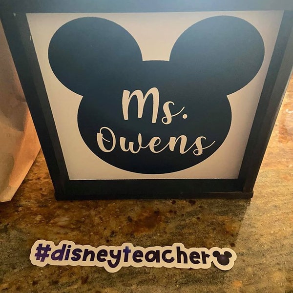 Personalized Name Plate Custom Teacher Sign Name Sign Teacher Desk Sign ...