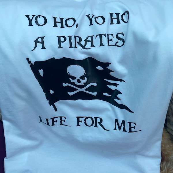 Yo Ho Yo Ho A Pirates Life for Me - Caribbean Pirate Flag - SVG, PNG ...