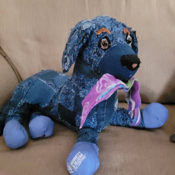 Digby Scrappy Dog PDF Pattern and Instructions With Youtube Video - Etsy