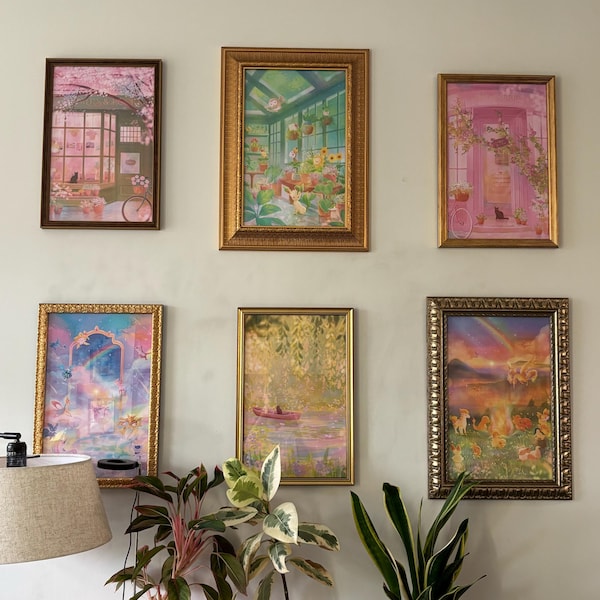Choose Any 3 Posters Set, Fantasy Art, Art Poster Set, Wall Art Set ...