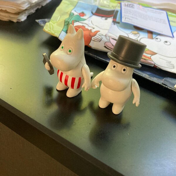 Snufkin Figure, Vintage Mini Figure, Moomin Characters Collectables - Etsy