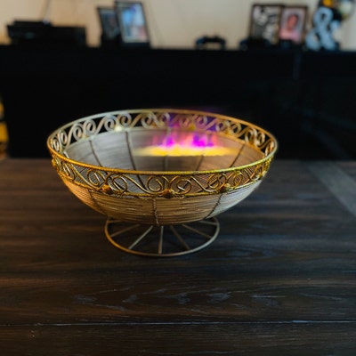 Baltic Brown Polished Granite Wood End Table - Etsy