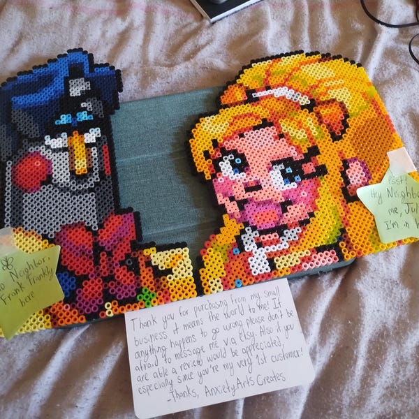 Patrick S Meme Perler Bead Art - Etsy
