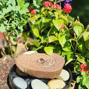 Fountain Basin Bird Bath Fountain Rock Garden Bird Bath Rock Garden ...