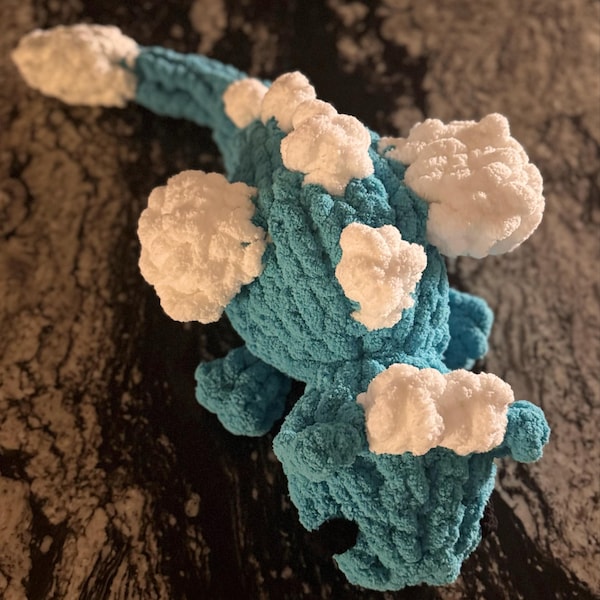 Fingerknit Chunky Elephant Plushie Pattern With Video Tutorial Elephant ...