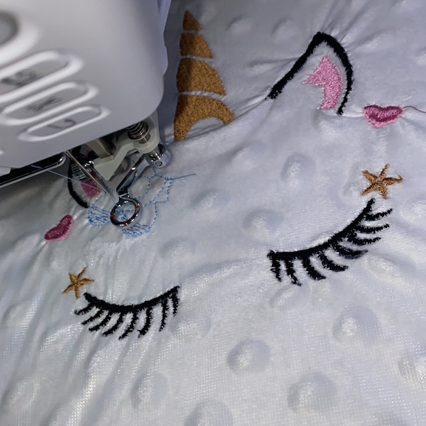 Unicorn Embroidery Design, Unicorn Face Design, Girly Unicorn ...