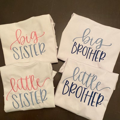 Bundle Little Brother Big Brother Little Sister Big Sister - Etsy