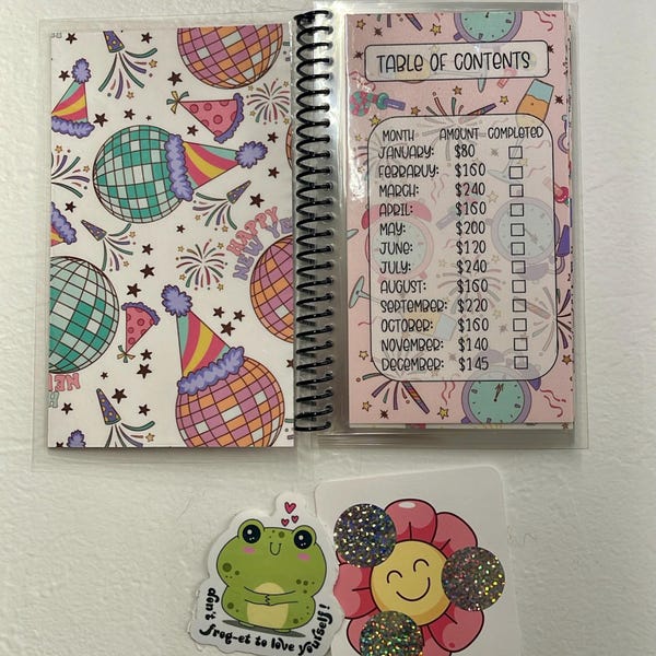 10,100 Savings Challenge Laminate Tracker A6 Binder Size Savings ...