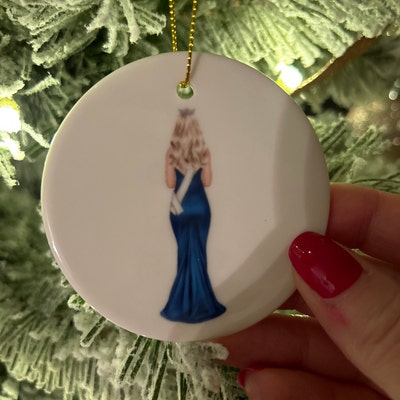 Pageant Queen Drawing Kiss-cut Stickers - Etsy