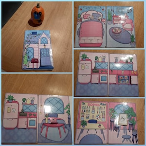 Printable Dollhouse Busy Book & Activities for Kids PDF - Etsy