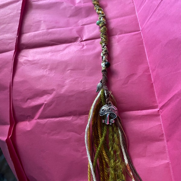 Hemp Macrame Boho Hair Wrap Yarn Dreadlock Decoration for Hair - Etsy