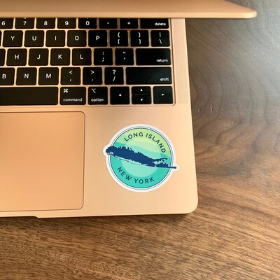 Long Island New York Stickers Set of 2 - Etsy
