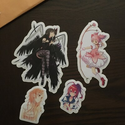 Homura Akemi Vinyl Sticker Puella Magi Madoka Magica Anime Stickers ...