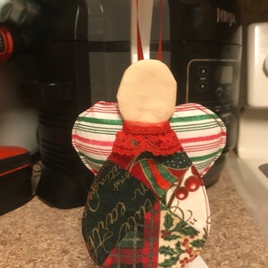 Quilted Angel Christmas Ornament Pattern Instant PDF Pattern With Photo ...