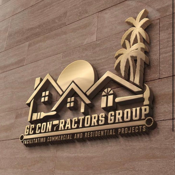 Custom Construction Logo | Construction Logo Design | Hammer Logo ...