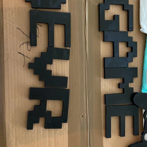 Huge! 19" X 10" Game Over Video Game Logo Wall Sign Decoration Art - Etsy